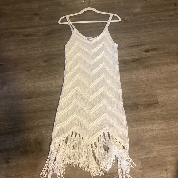Swim | New White Macrame Bathing Suit Coverup | Poshmark